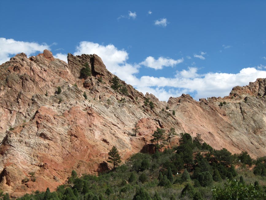 Close-up of sandstone at Garden of the Gods
