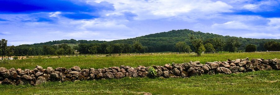 Little Round Top rocky summit at Gettysburg