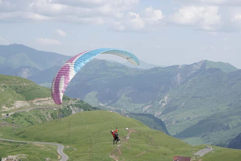 Georgia: Paragliding tandem flight in Gudauri with video - What to Expect from the Paragliding Experience in Gudauri