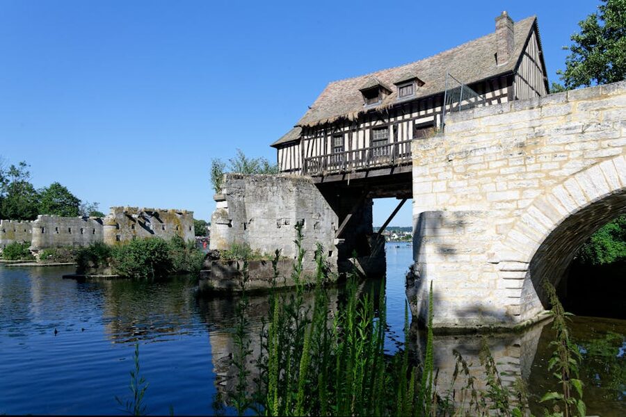 Old Mill on the Seine in Vernon France