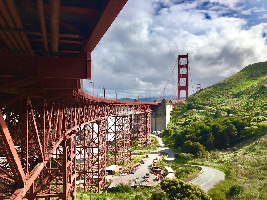 Golden Gate Bridge viewed from Sausalito side
