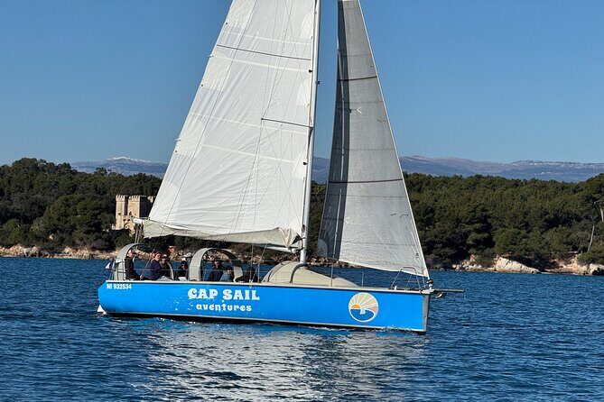 Golf Juan Sunset Sailing Cruise with aperitif at the Island - The Experience of the Guides and Atmosphere