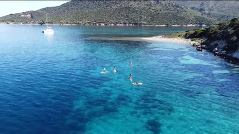 Golfo Aranci tour SUP Paddleboard Dolphin watching, aperitif - Dolphin Watching and Scenic Highlights