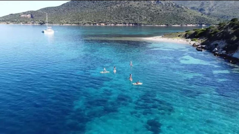 Golfo Aranci tour SUP Paddleboard Dolphin watching, aperitif - Dolphin Watching and Scenic Highlights