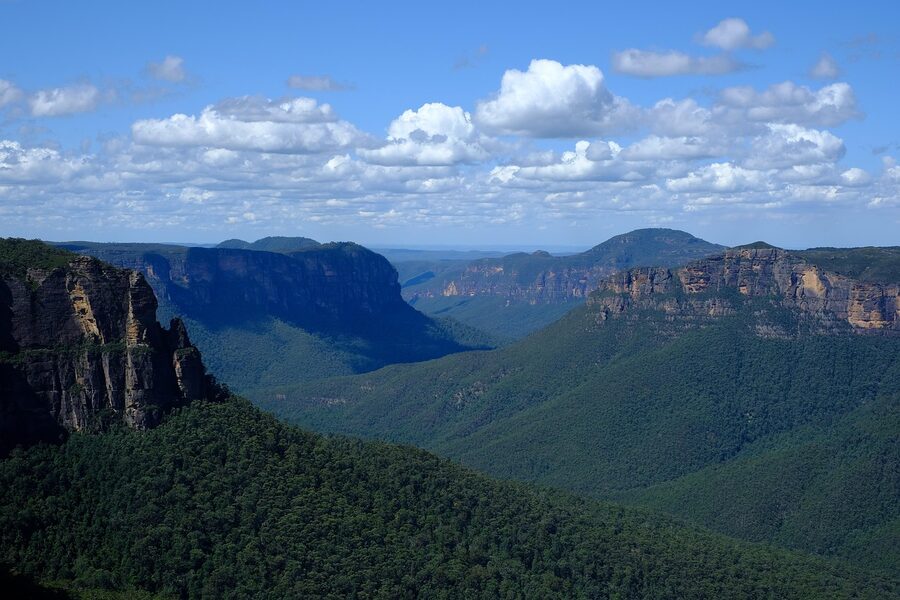 Govetts Leap lookout in Blue Mountains National Park