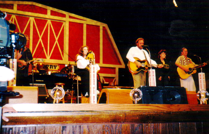June Carter Cash performing at the Grand Ole Opry in 1999