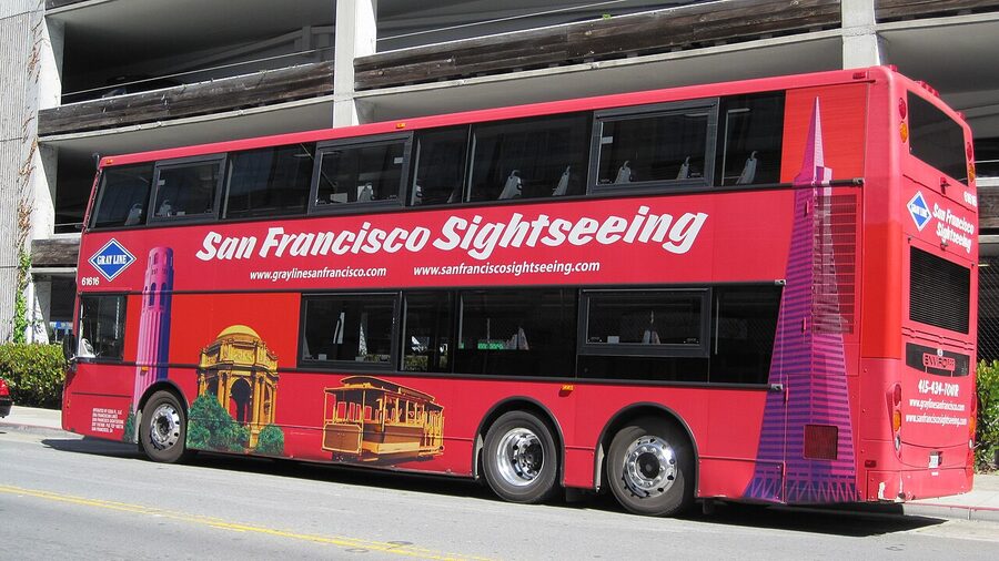 Gray Line San Francisco Sightseeing Enviro 500 bus