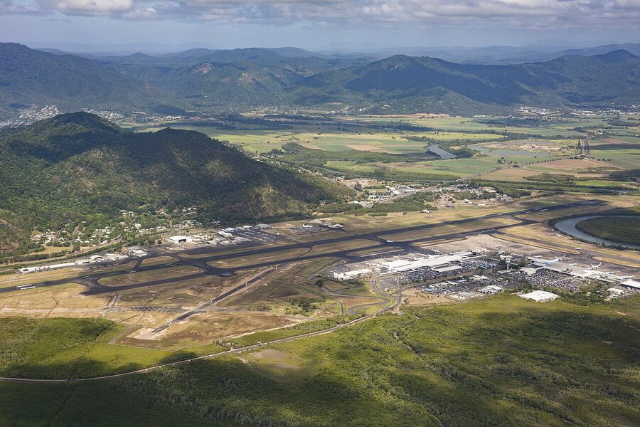 Cairns Airport from above