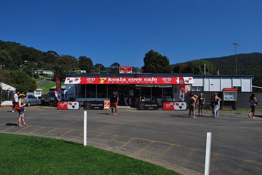 Kennett River Koala Cove Cafe along the Great Ocean Road