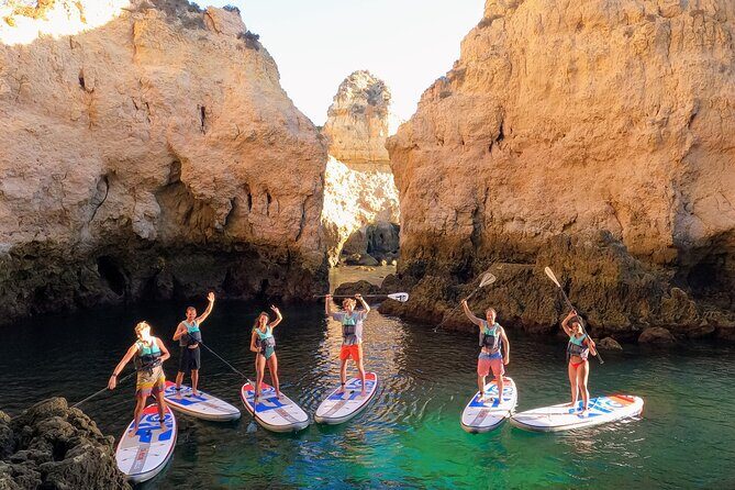 Guided SUP Caves Tour in Lagos  Ponta da Piedade | Small Group - The Itinerary in Detail