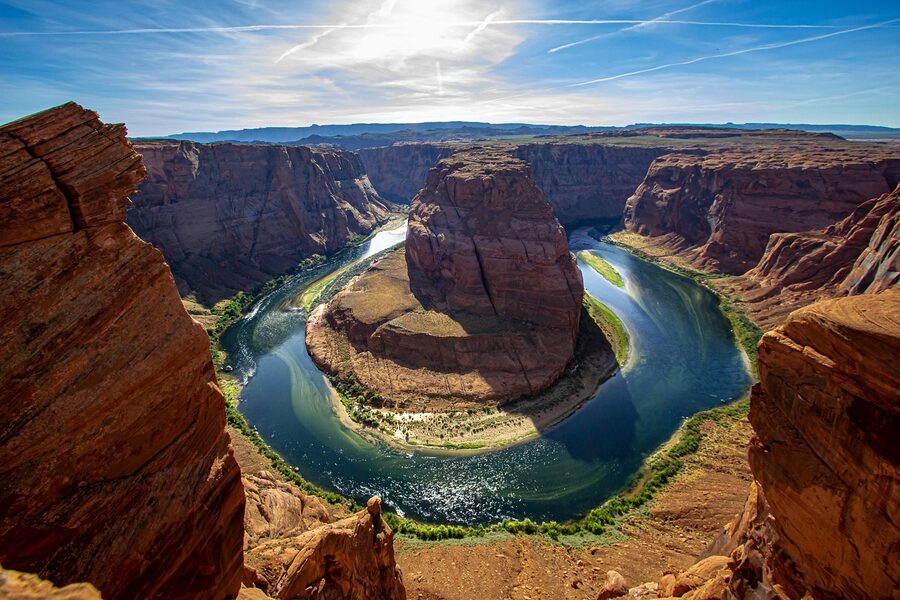 Horseshoe Bend nature landscape Arizona canyon and river