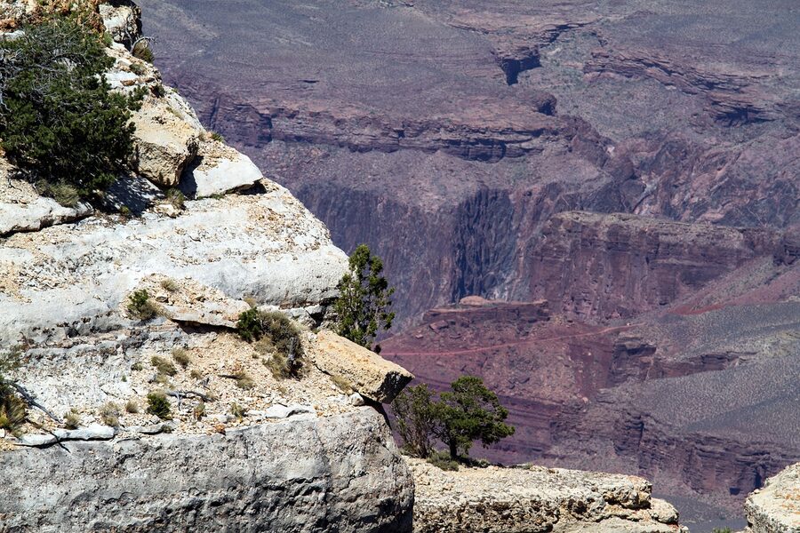 Grand Canyon panorama with Colorado River winding through