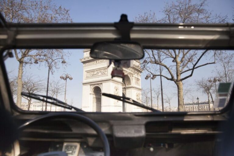 Highlights of Paris: Private 6-Hour Vintage 2CV Tour - What’s Included and What’s Not