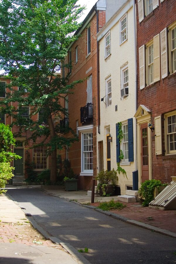 Society Hill rowhomes Philadelphia