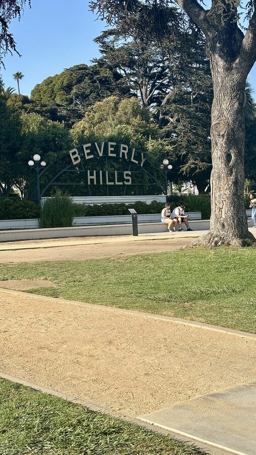 Beverly Hills sign photographed in September 2024