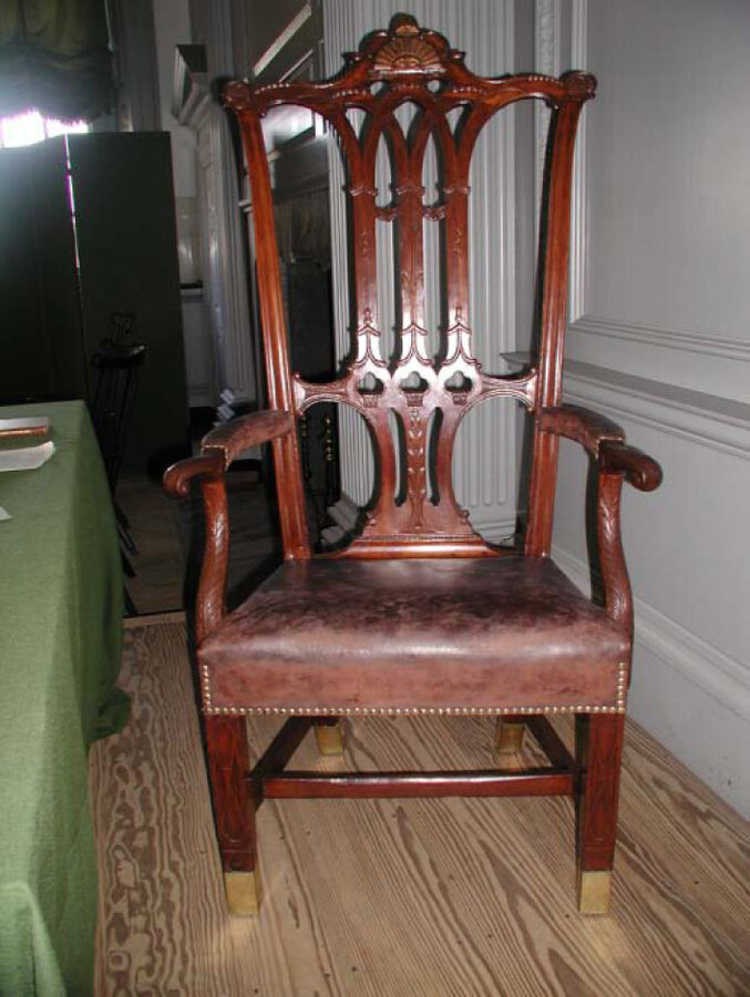 Rising Sun Chair George Washington Independence Hall