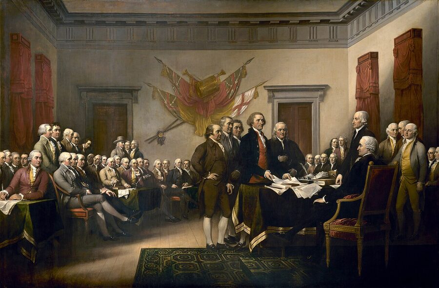 John Trumbull Declaration of Independence painting