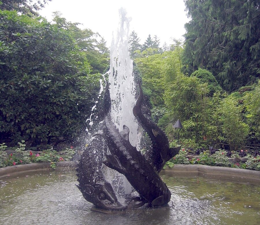 Ross Fountain at Butchart Gardens Victoria