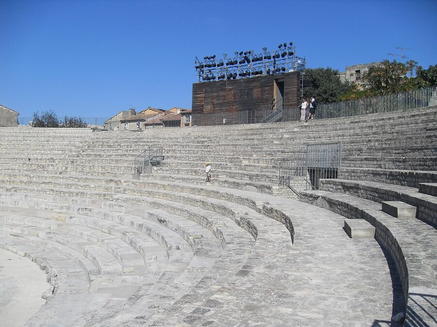 Theatre Antique Arles ancient Roman theatre columns