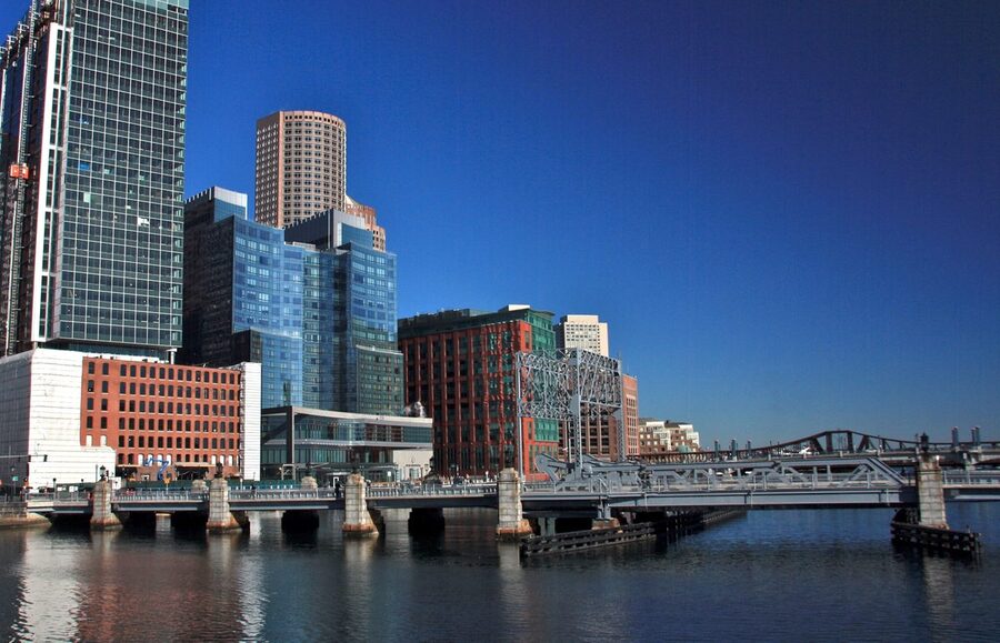 Congress Street Bridge in Boston