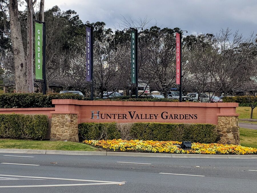 Entrance to Hunter Valley Gardens in Pokolbin