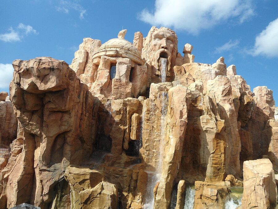 Islands of Adventure stonework at Universal Studios Orlando