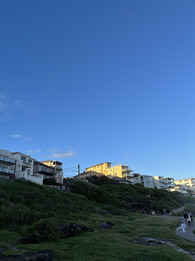Sunset at Tamarama Beach near Bondi