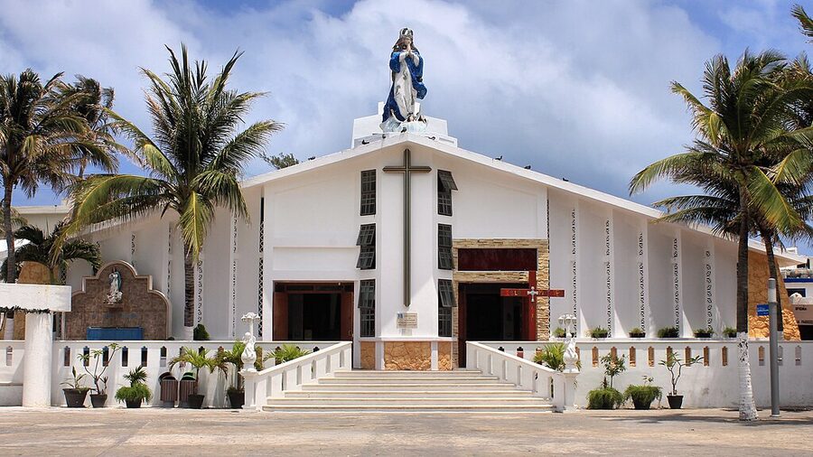 Church of the Immaculate Conception on Isla Mujeres