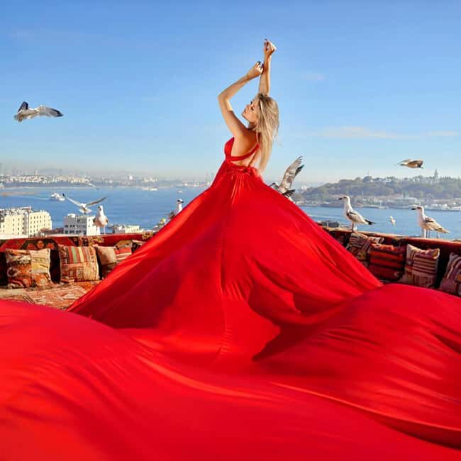 Istanbul: Flying Dress Photoshoot at Rooftop Terrace - What to Expect During Your Photoshoot