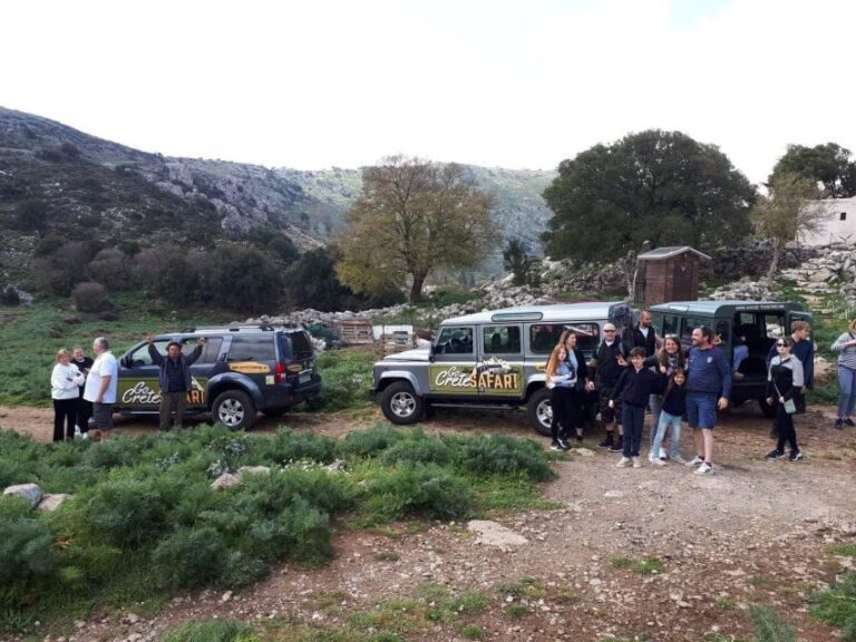 Jeep Safari tour Discover The Secrets Of The Southern Crete - The Itinerary Breakdown: What to Expect at Each Stop