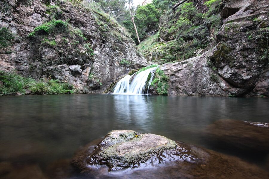 Reflections on Blue Lake at Jenolan Caves
