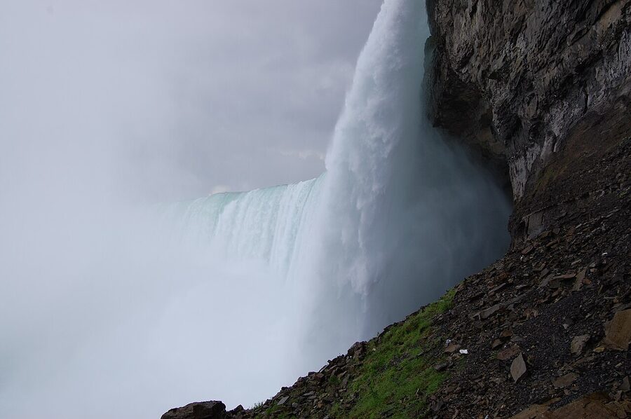 Journey Behind the Falls lower observation deck Niagara Canadian side