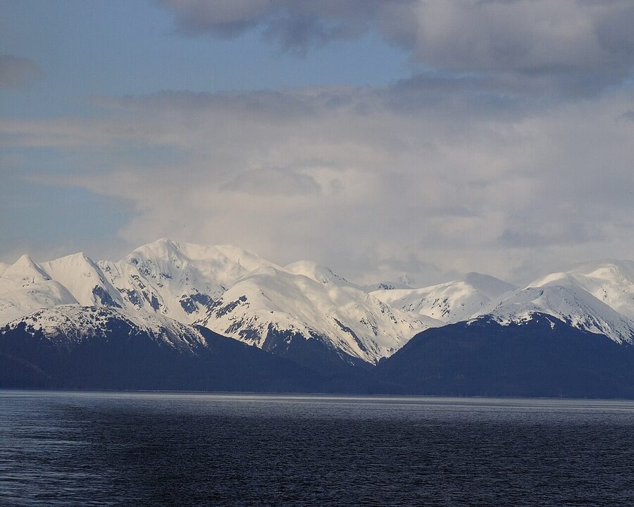 Stephens Passage near Juneau heading toward Tracy Arm