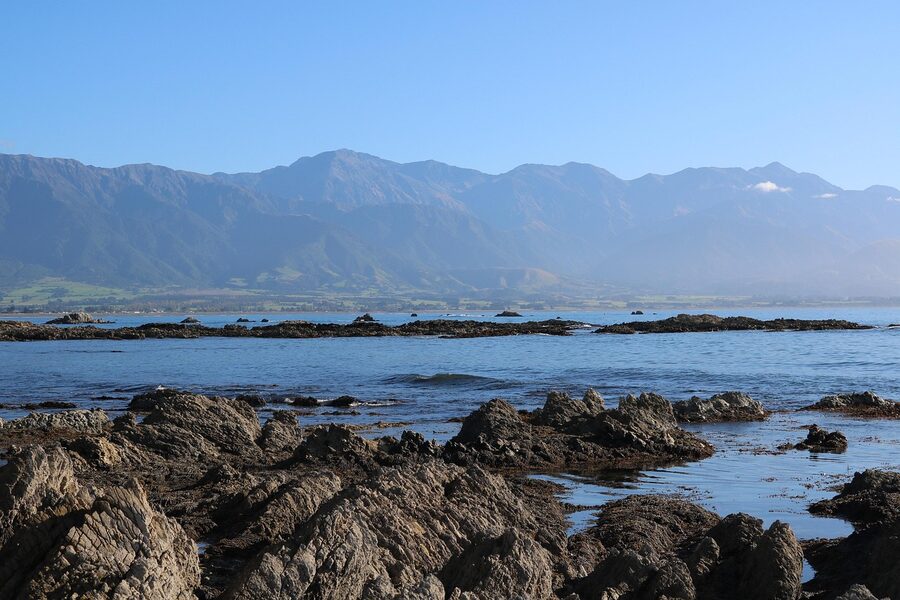 Kaikoura mountains and coastline