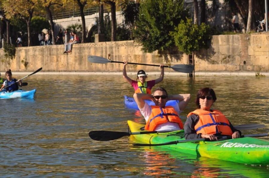 KayakTour or Rental+Premium Gear+QuickIntroCourse+Help - The Itinerary: Exploring Seville’s Iconic Landmarks from the Water