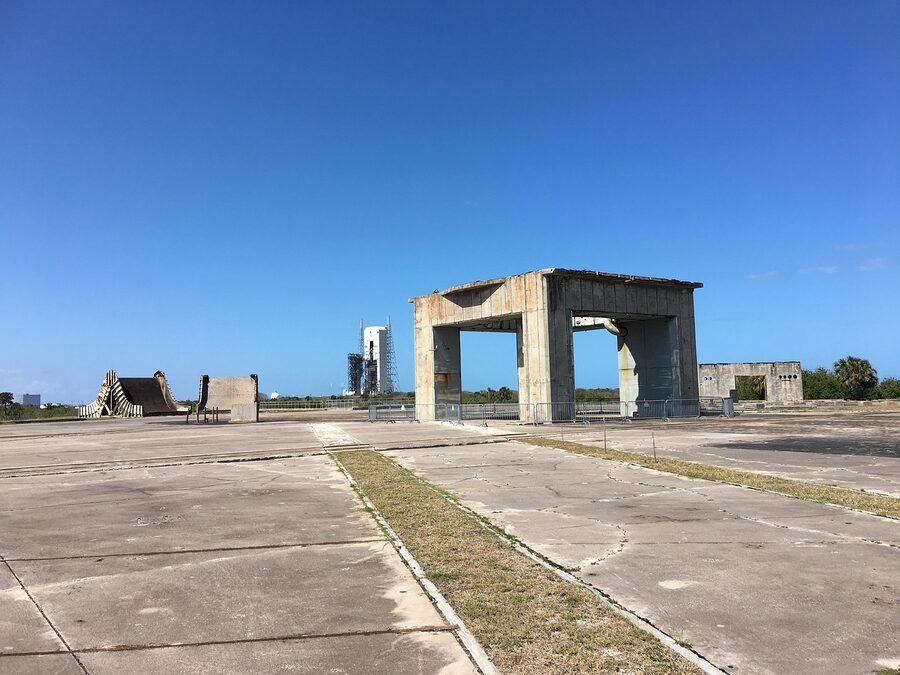 Apollo and NASA space race exhibit at Kennedy Space Center