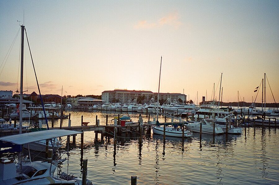 Sunset at Key West Bight Marina