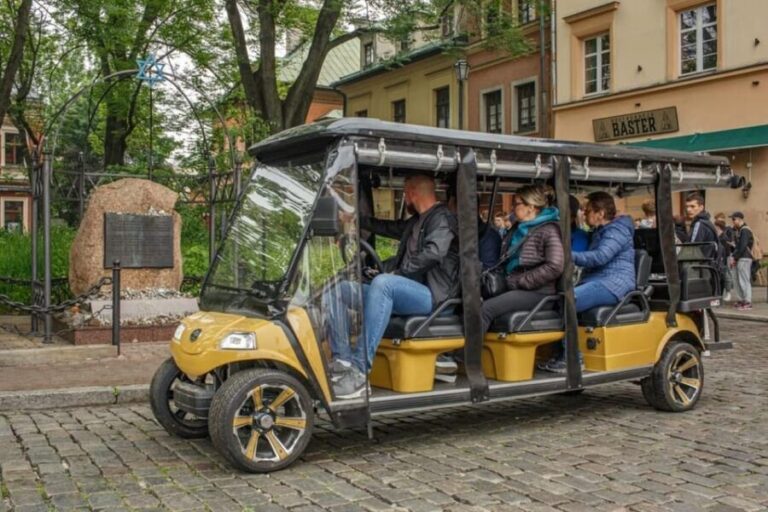 Krakow: City Sightseeing Tour by Shared or Private Golf Cart - Detailed Breakdown of the Tour Itinerary