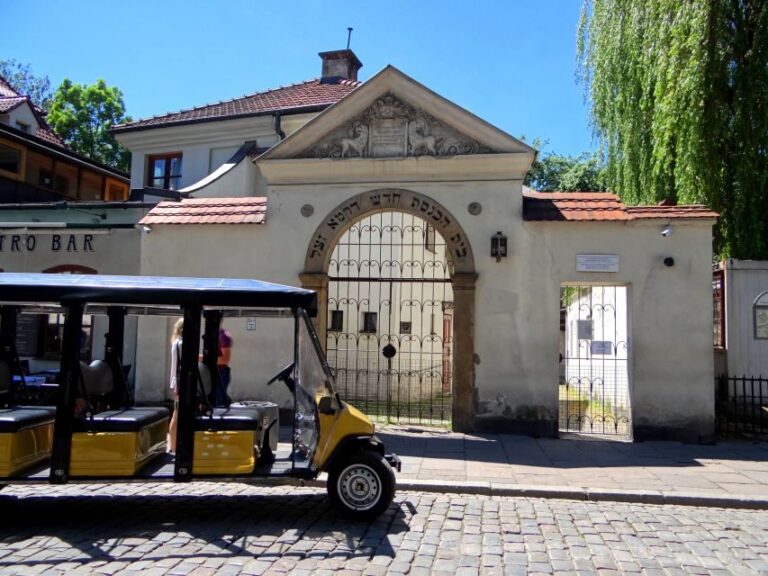 Krakow: Jewish Quarter and Former Ghetto Tour by Golf Cart - Exploring the Itinerary in Detail