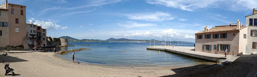 La Ponche beach and old fishing quarter in Saint-Tropez
