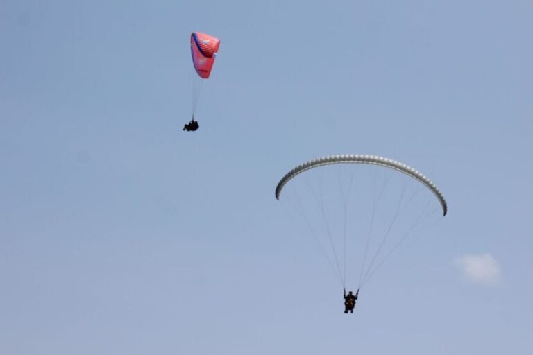 Las Palmas: tandem paragliding flights for everyone - The Takeoff and Flight