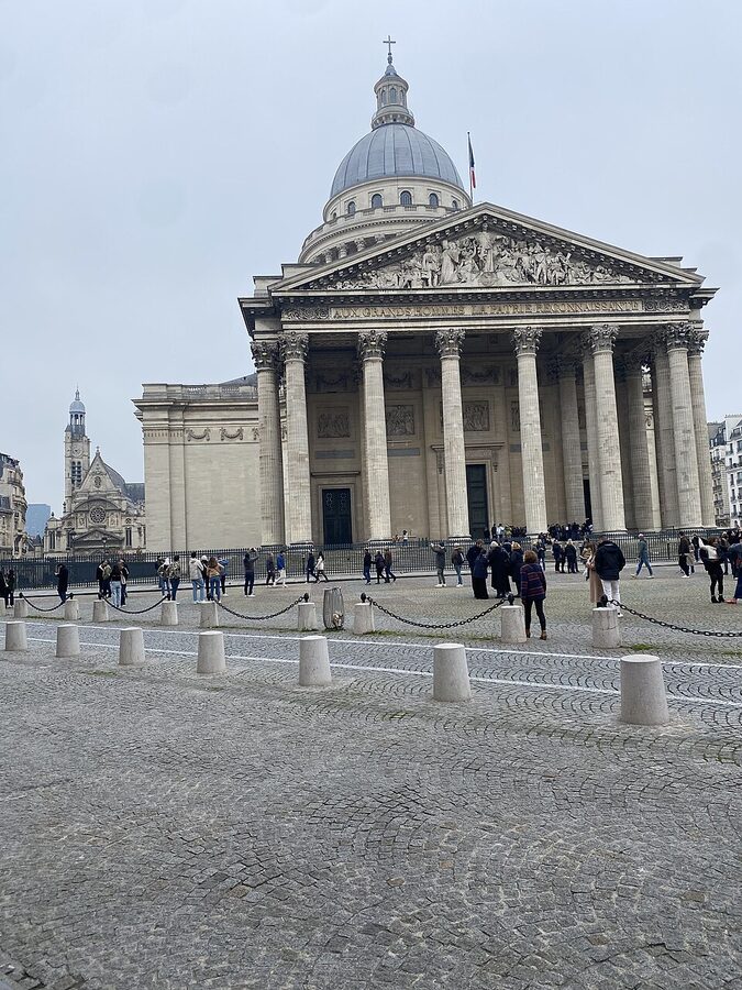 Panthéon exterior in the Latin Quarter, Paris