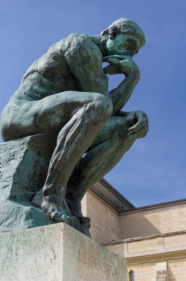 Le Penseur The Thinker in the garden of Musee Rodin Paris