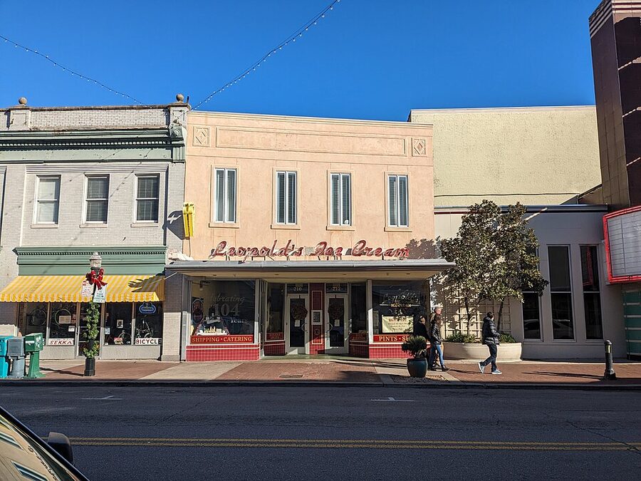 Leopold's Ice Cream on Broughton Street Savannah