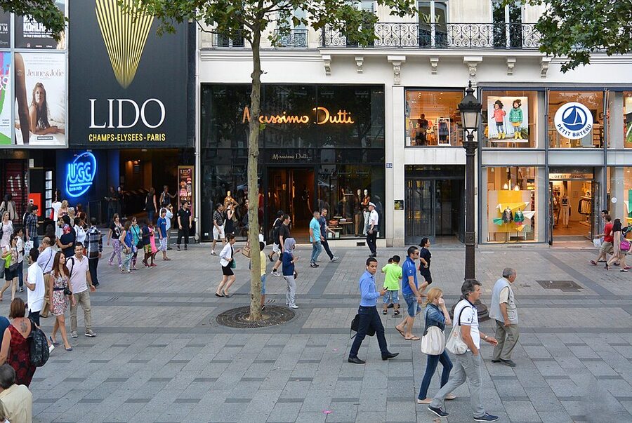 Lido de Paris facade Champs-Elysees Paris