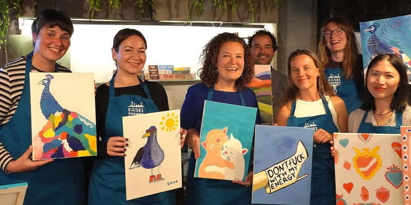 Lisbon: Paint & Unlimited Wine Experience | Easel Escape - The Experience in Practice: What to Expect