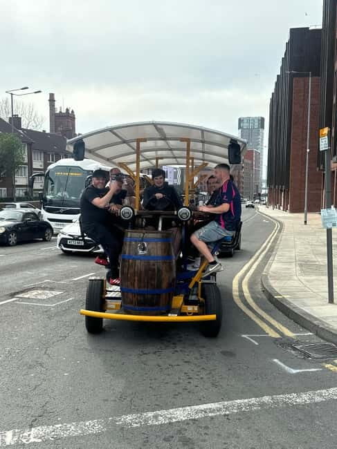 Liverpool: Party Bike Tour with Beer, Prosecco or Cider - What to Expect on the Tour