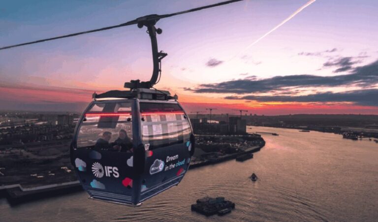 London: IFS Cloud Cable Car Champagne Experience - The Practical Aspects