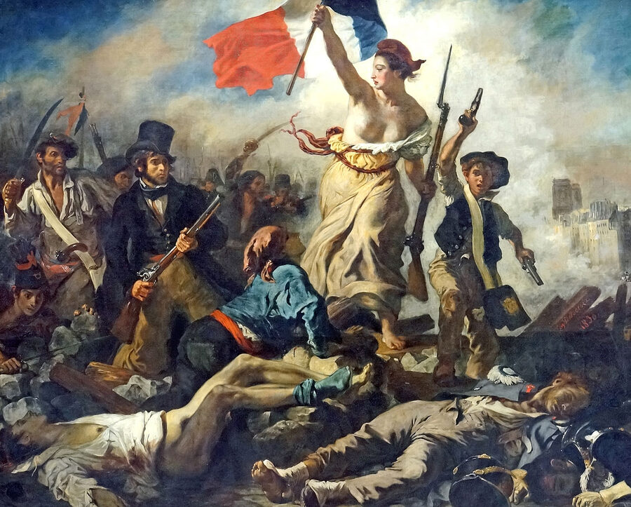 Liberty Leading the People by Eugene Delacroix at the Louvre