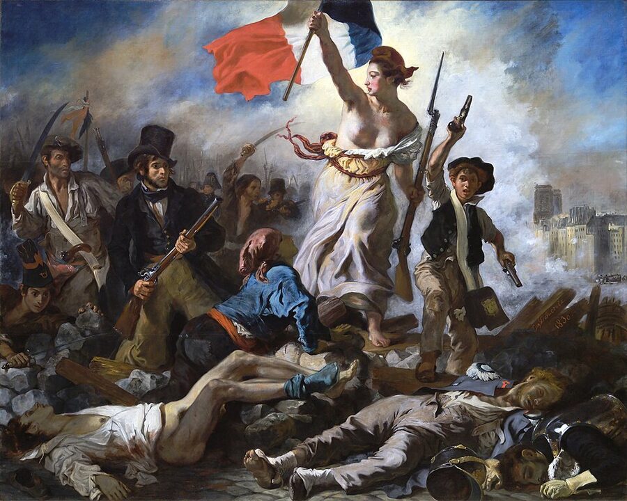 Liberty Leading the People by Delacroix at the Louvre